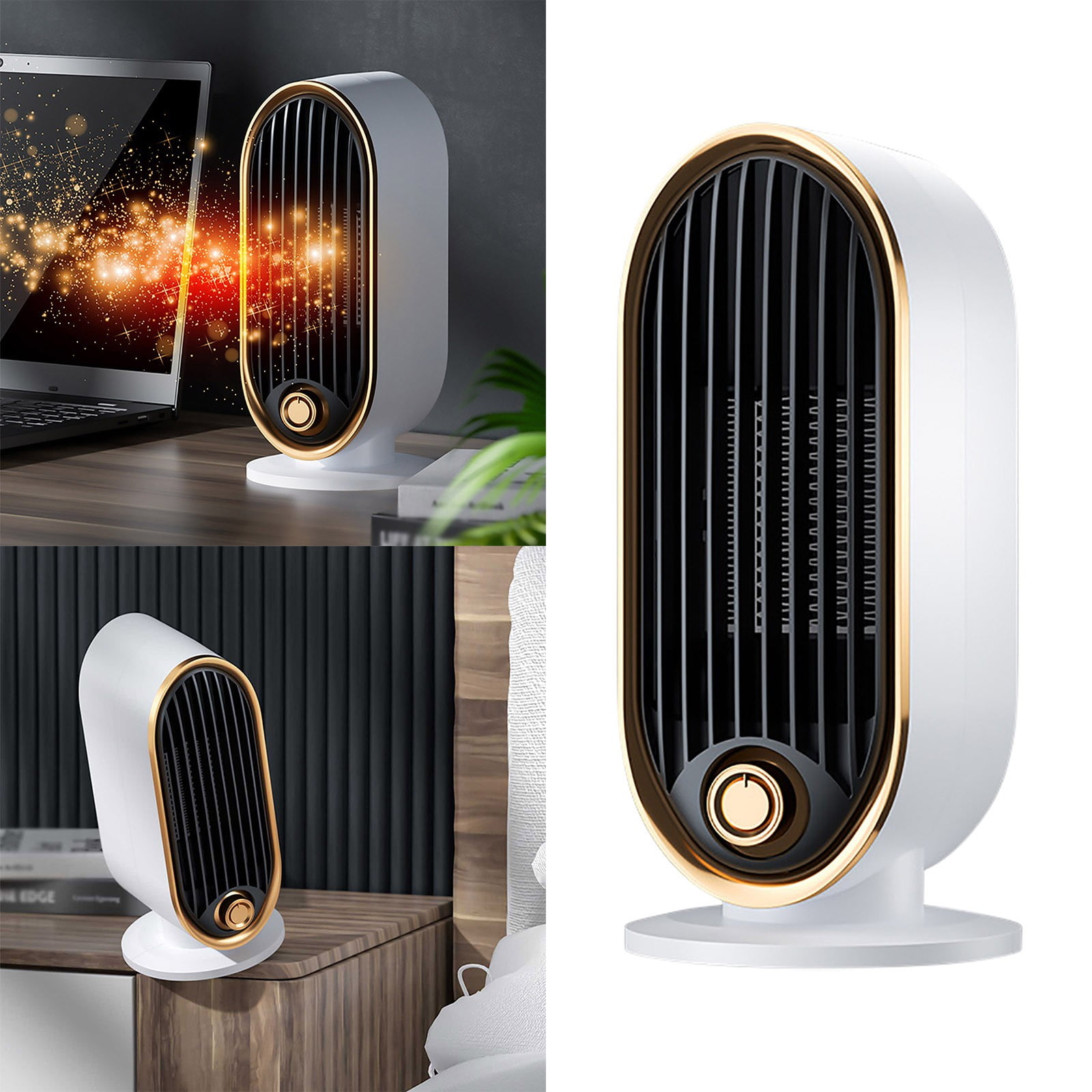 Space Heater, Portable Electric Heaters for Indoor Use, Mini Desktop ...