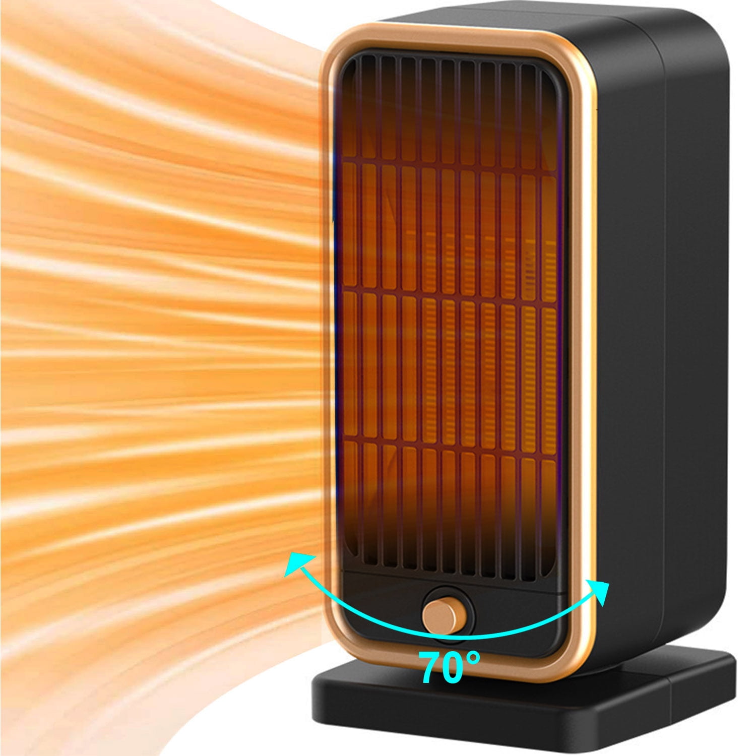 Space Heater, Portable Electric Heaters for Indoor Use, 70° Oscillation ...