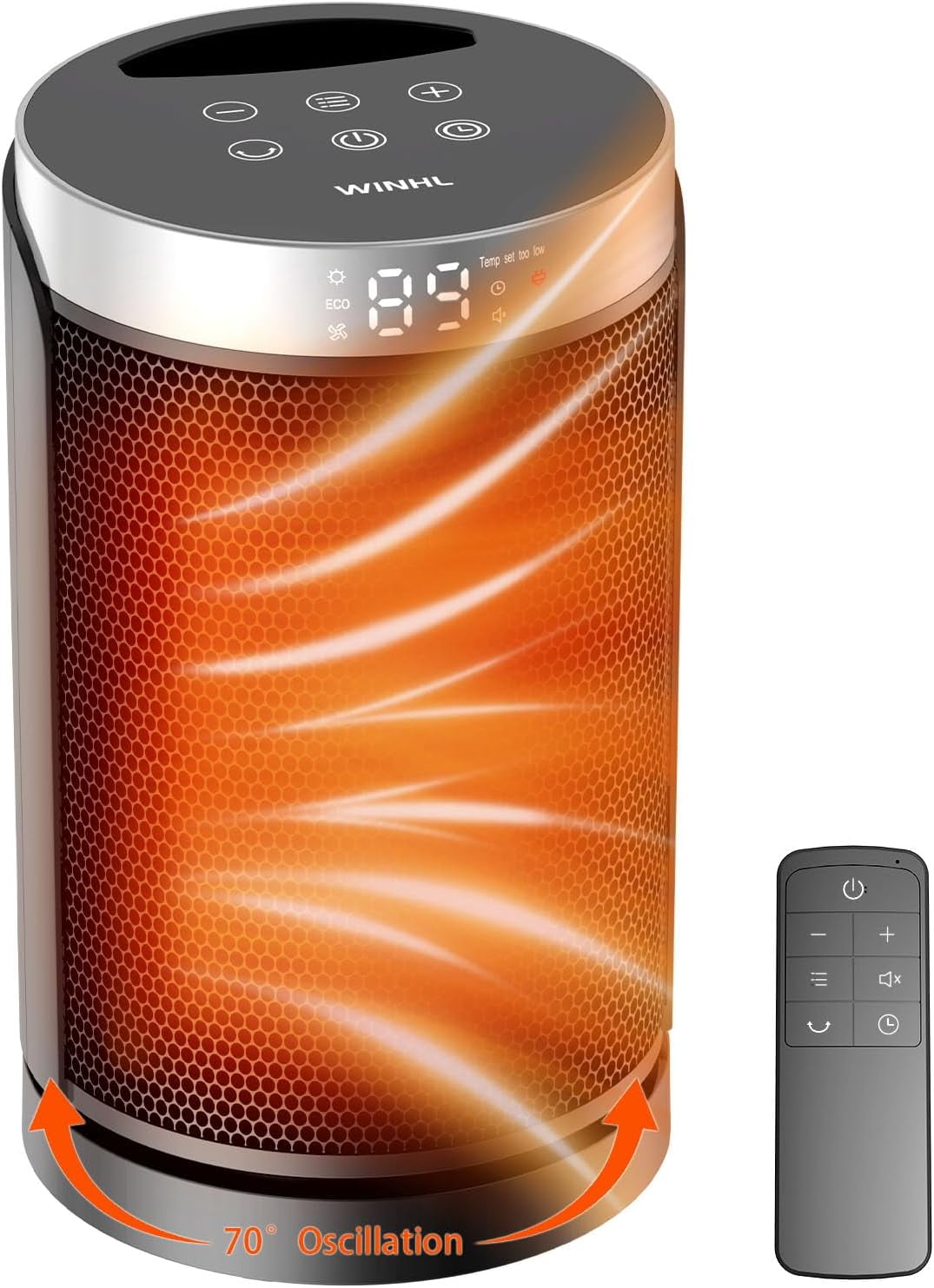 Space Heater, Small Portable Electric Heaters for Indoor Use with ...