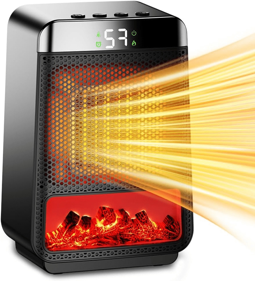 Space Heaters for Home,HopePow Small Space Heaters for indoor Use with ...