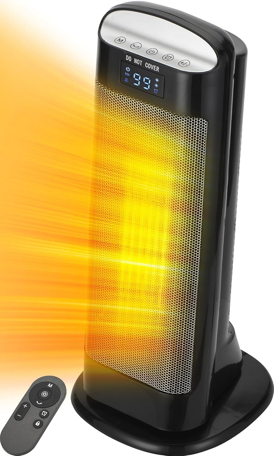 Space Heaters for Indoor Use,1500W Electric Heater for Large Room, 19 ...