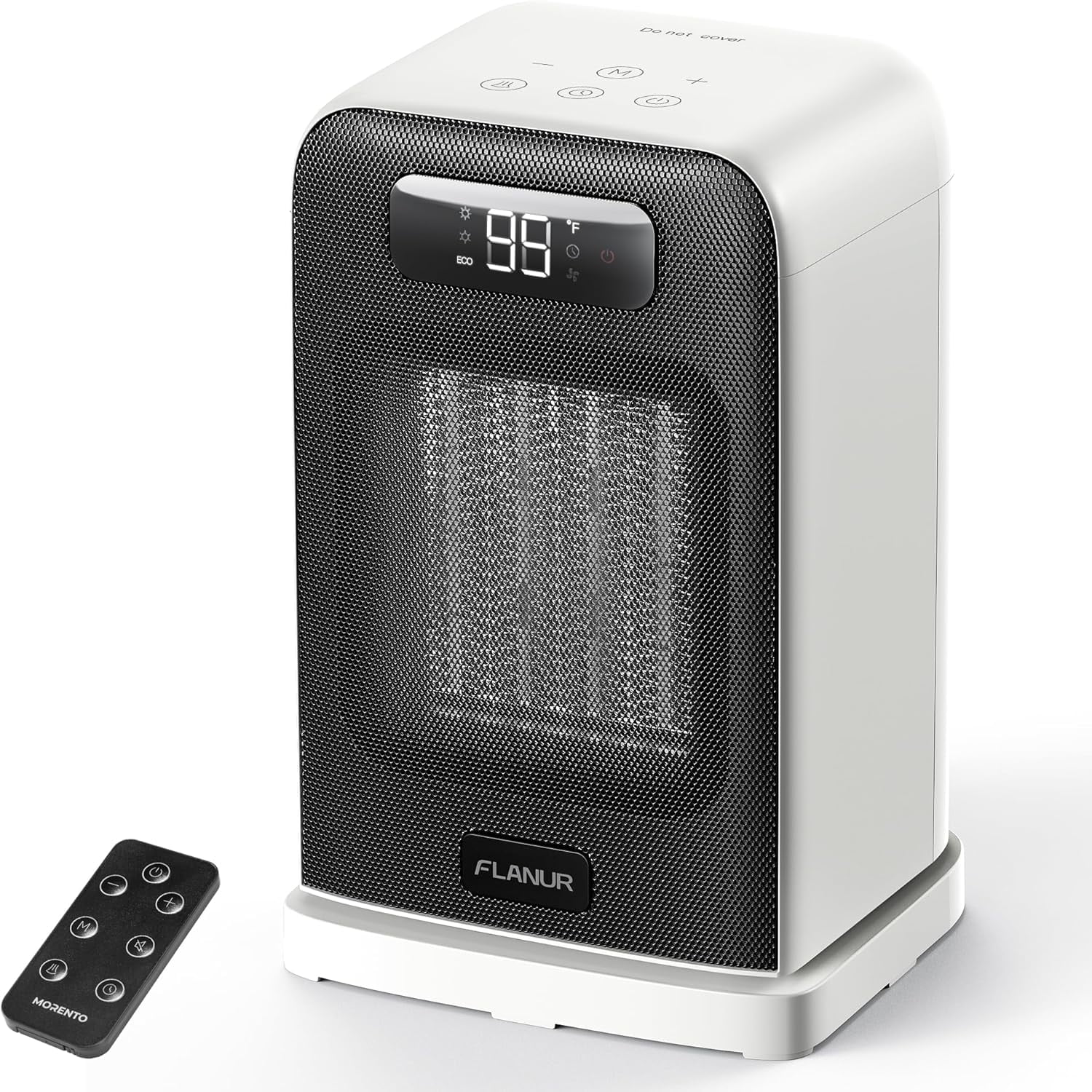 Space Heaters for Indoor Use, 1500W Small Desk Heater 2 in 1 with ...
