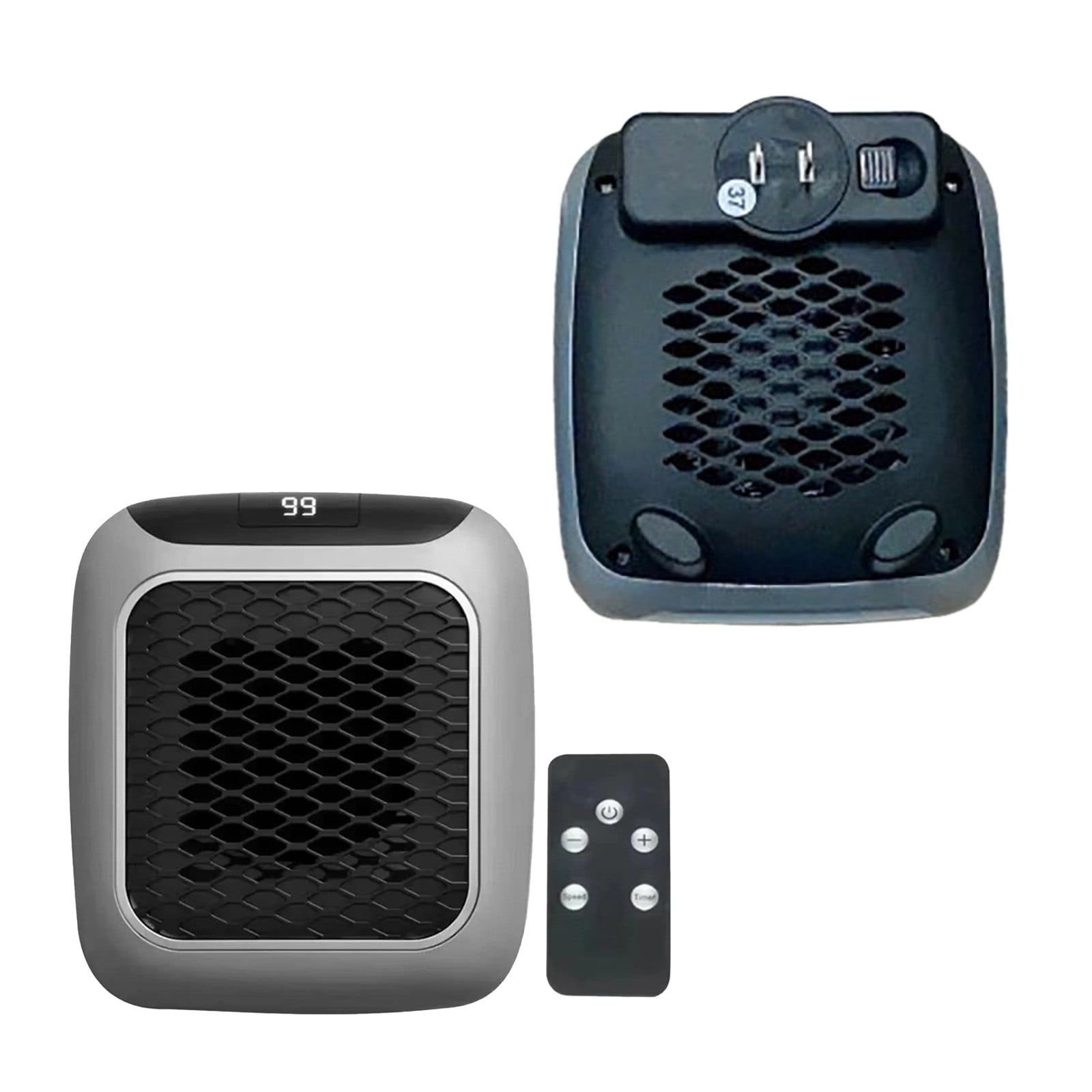 Space Heaters for Indoor Use, 800W Space Heater, Cordless Battery ...