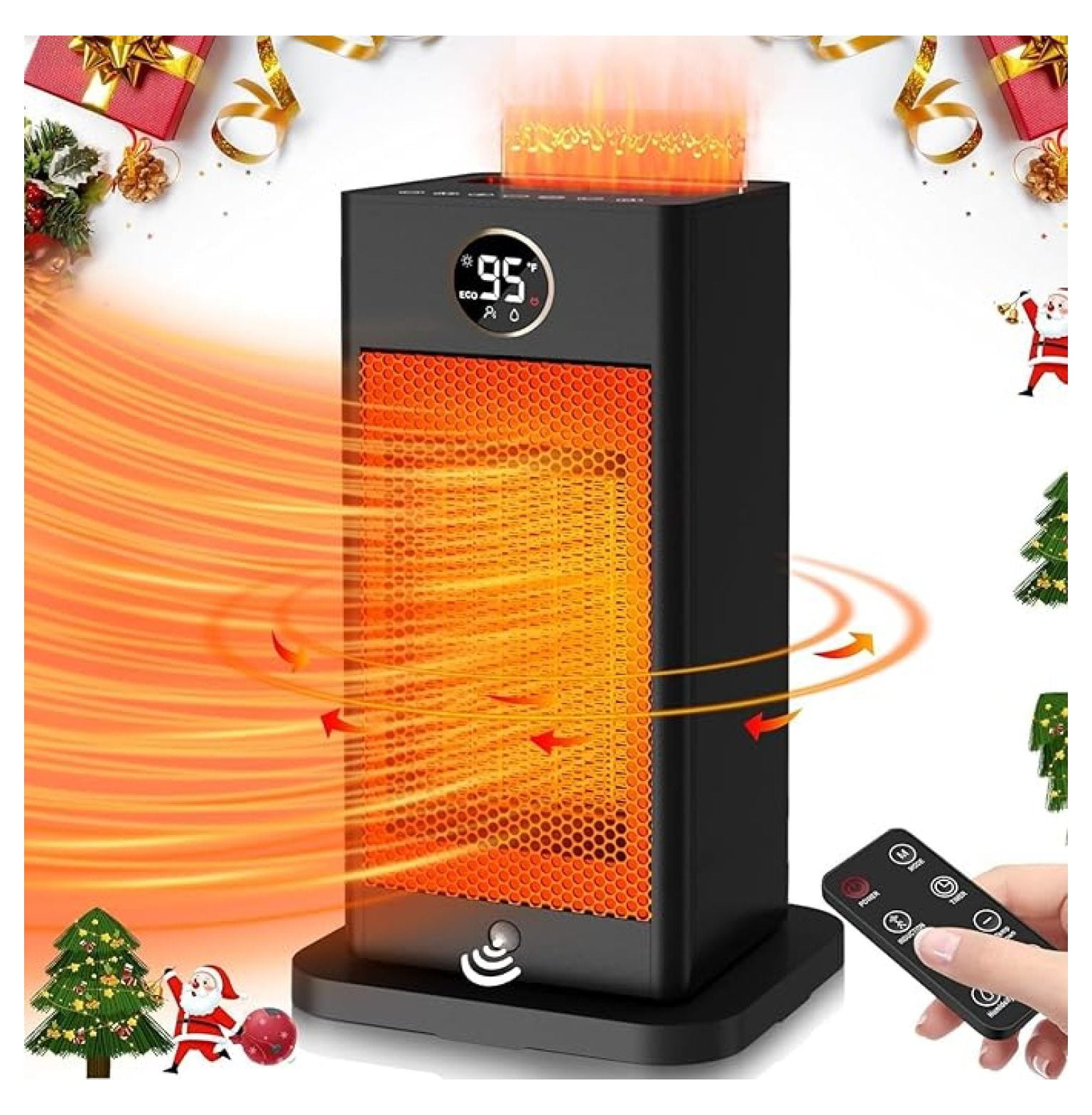 Space Heaters for Indoor Use, Upgraded PTC Space Heater Large Room ...