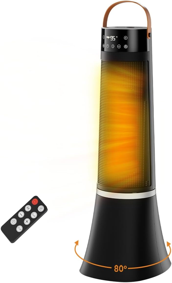 Space Heaters for indoor use large room, 24" 12ft/s Heater with Remote ...