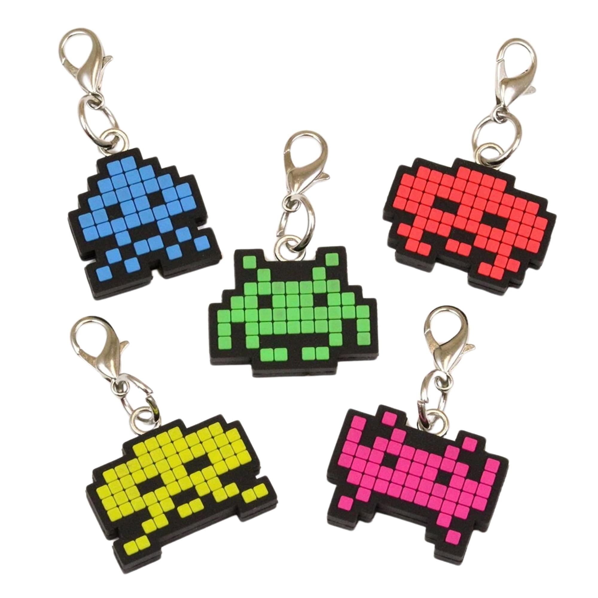 Space Invaders Aliens Zipper Pulls Unique Video Game Accessories | 5 ...