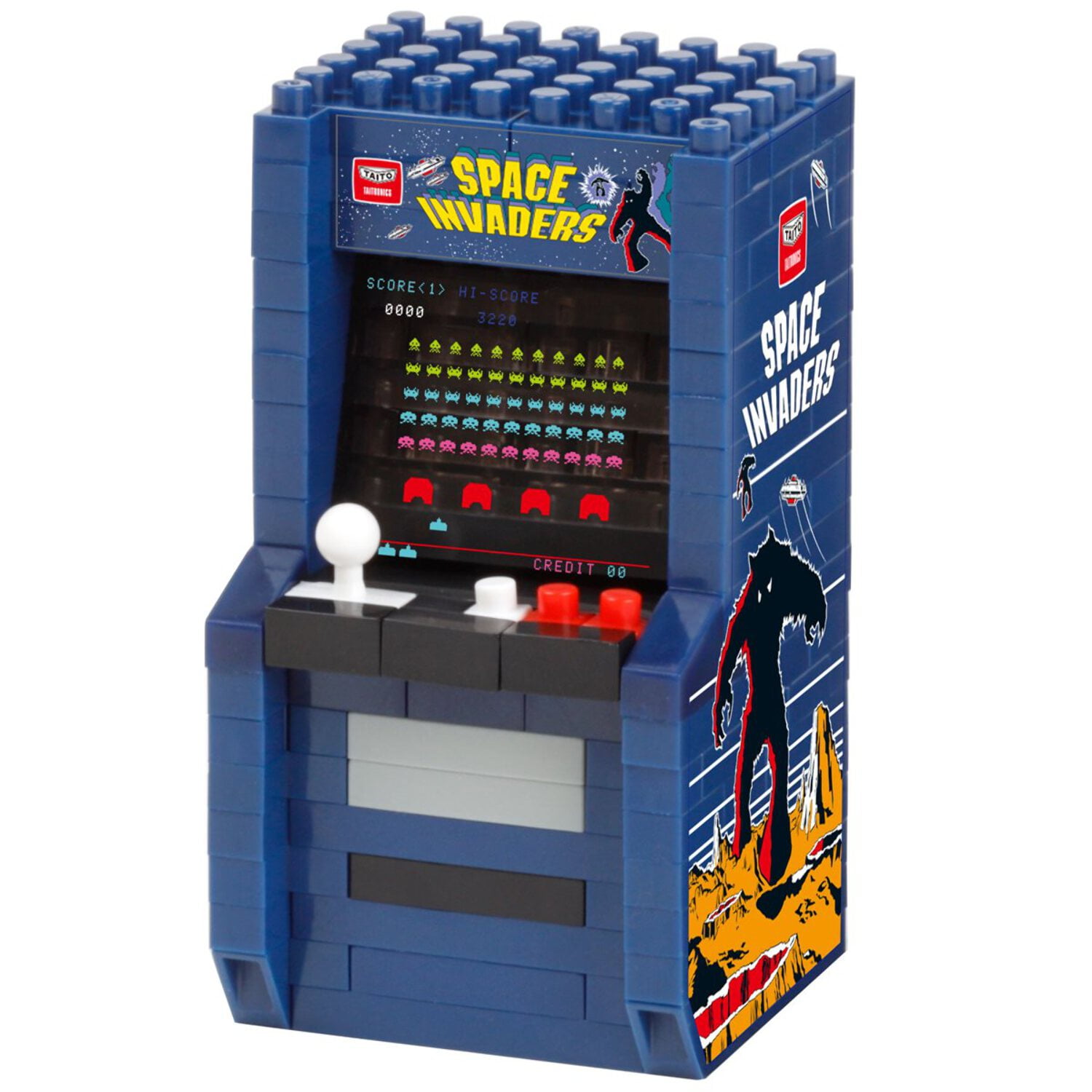 Space Invaders Arcade Machine Nanoblock Constructible Figure - Walmart.com