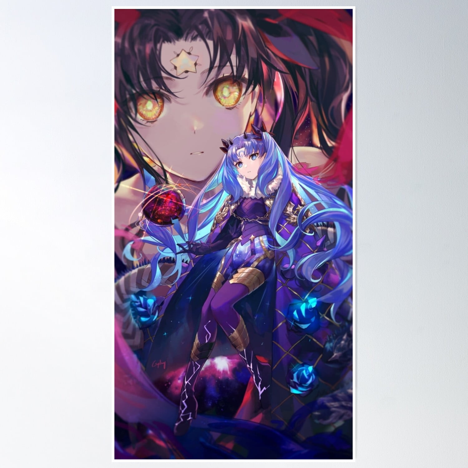 Space Ishtar Fate Grand Order Poster Wall Art, Modern Wall Decor, 12x18 ...