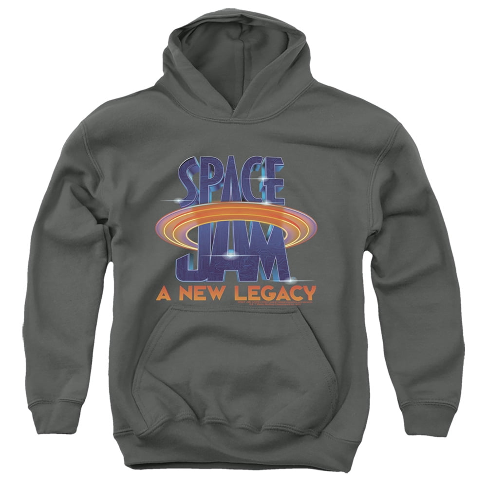 Space Jam 2 Space Jam 2 Logo Kids Pull-Over Hoodie (Small) for Youth ...
