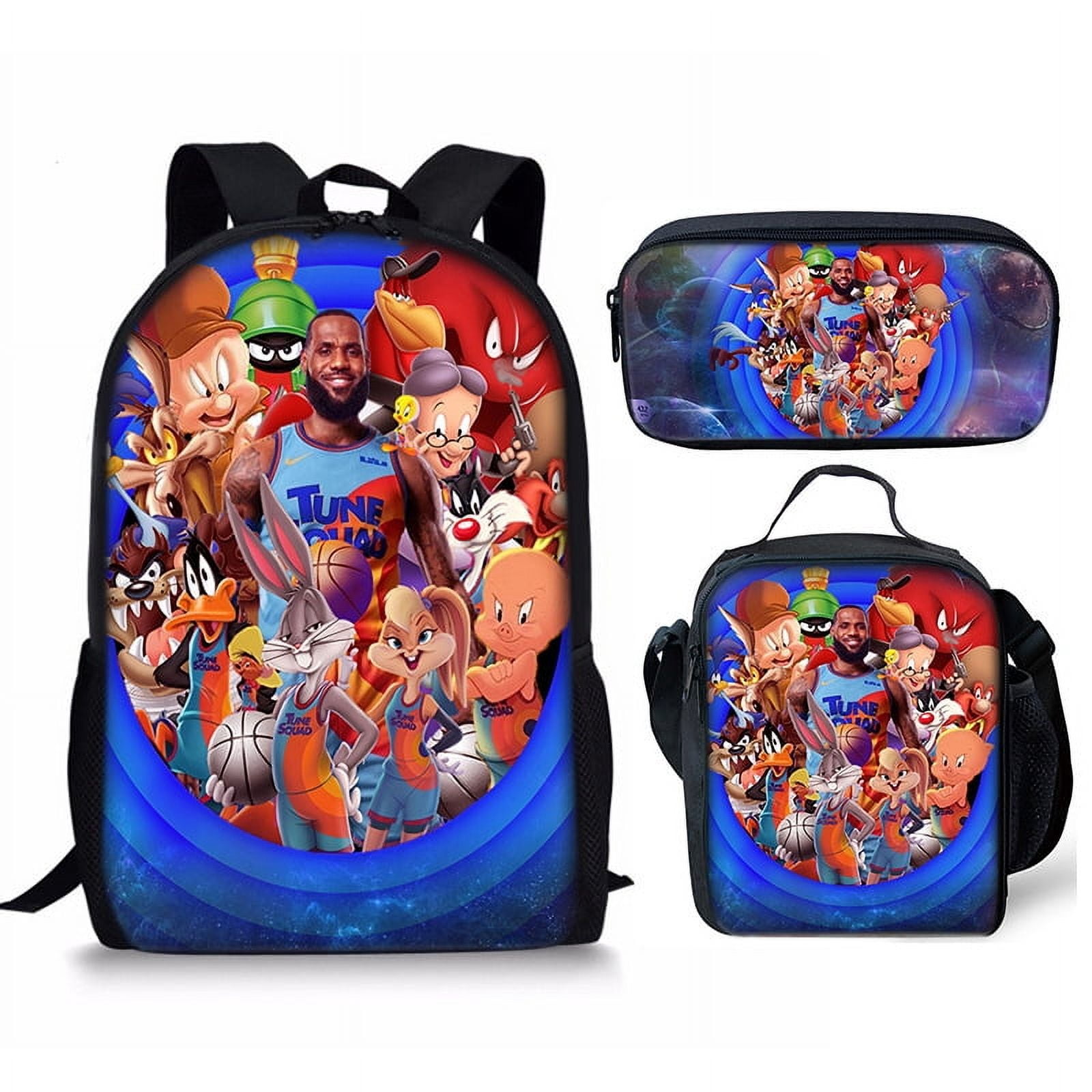 Space Jam 2 Three-Piece Set Pencil Case Backpack - Walmart.com