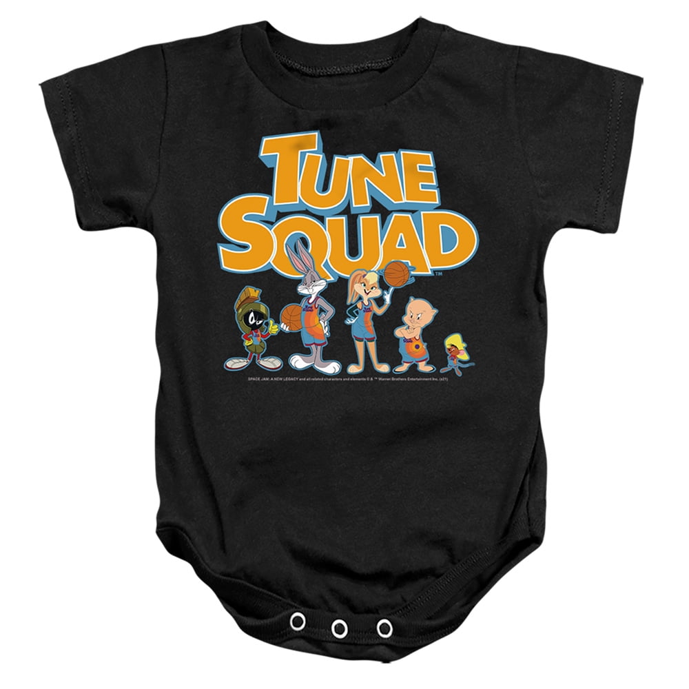 Space Jam 2 Tune Squad Letters Unisex Infant Snap Suit for Baby (18 ...