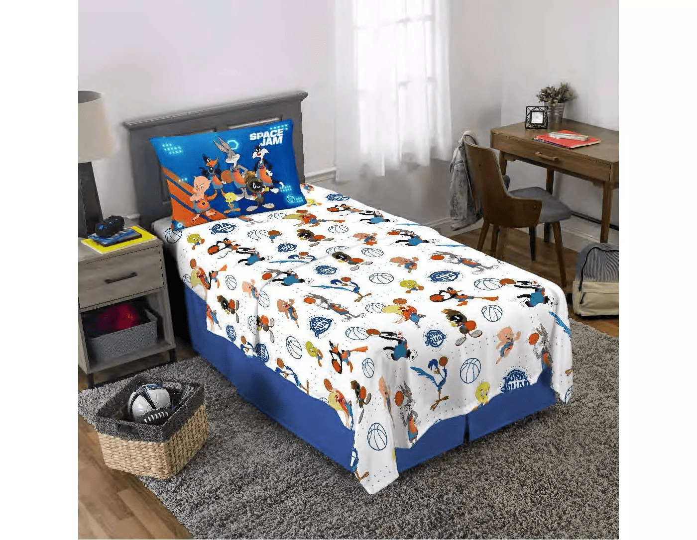 Space Jam 2 Twin 3 Piece Sheet Set - Walmart.com