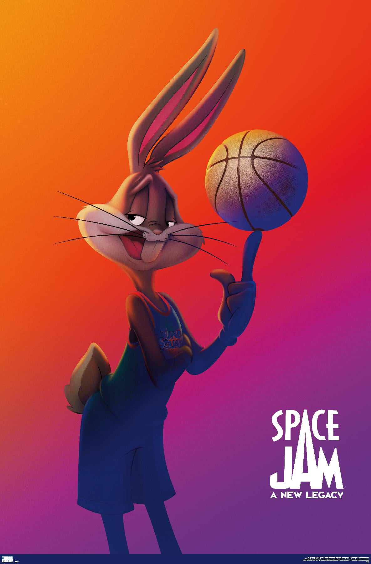 Space Jam: A New Legacy - Bugs Bunny One Sheet Wall Poster, 14.725" x ...