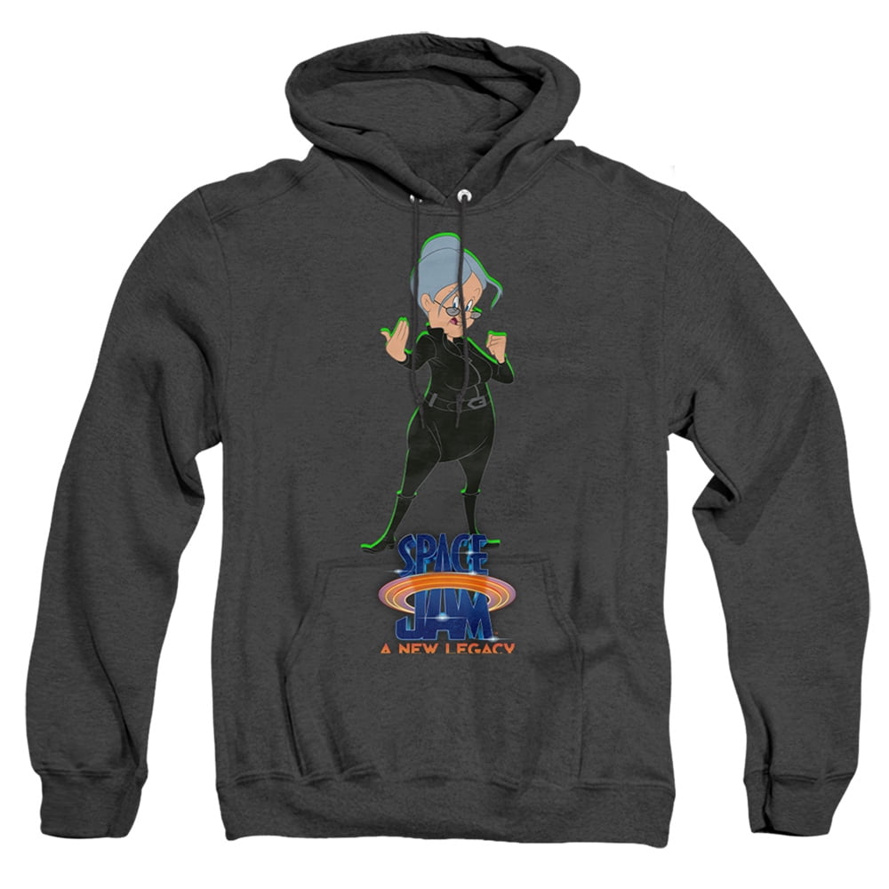 Space Jam: A New Legacy Granny Matrix Unisex Adult Pull-Over Heather ...