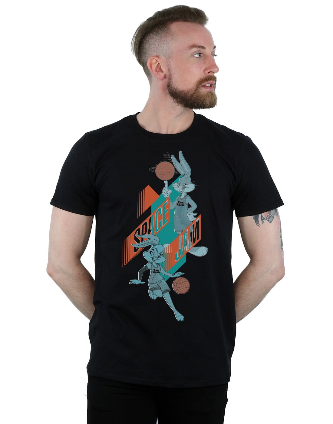 Space Jam A New Legacy Men's Bugs And Lola Balling T-Shirt - Walmart.com