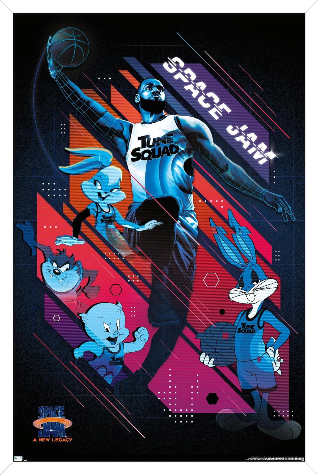 Space Jam: A New Legacy - Starters Wall Poster, 22.375" x 34", Framed ...