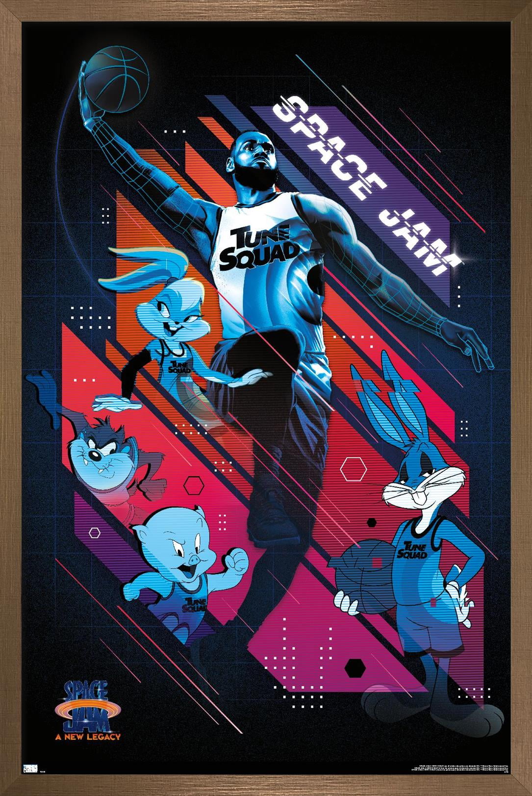 Space Jam: A New Legacy - Starters Wall Poster, 22.375" x 34", Framed ...