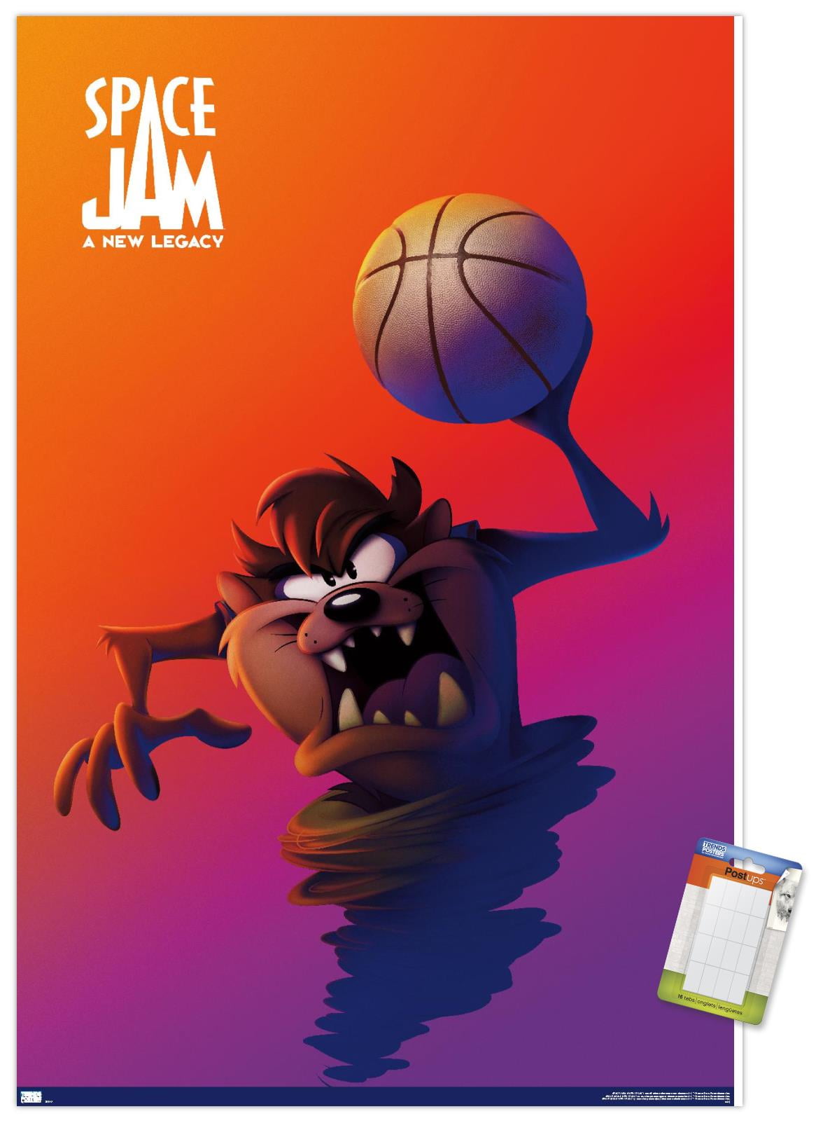 Space Jam: A New Legacy - Tasmanian DeVil One Sheet Wall Poster, 22.375 ...