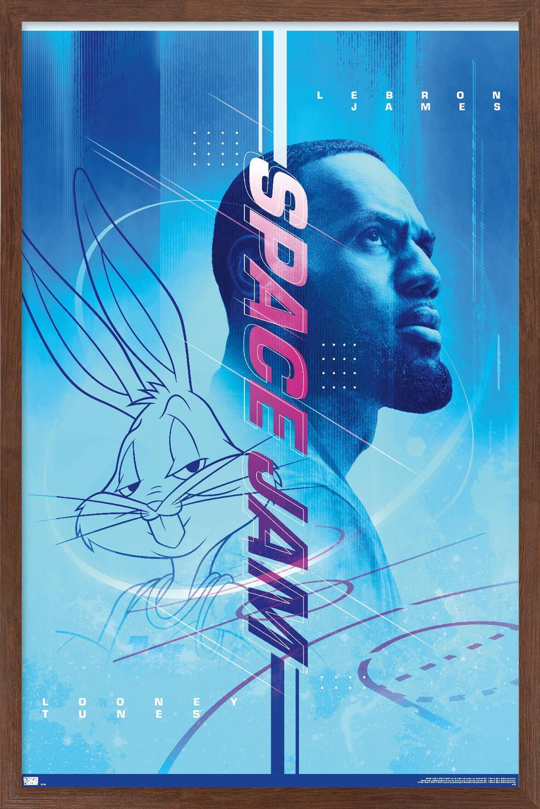Space Jam: A New Legacy - Teaser Wall Poster, 22.375" x 34", Framed ...