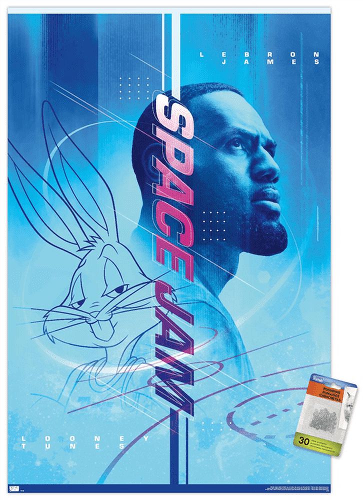 Space Jam: A New Legacy - Teaser Wall Poster with Push Pins, 22.375" x ...