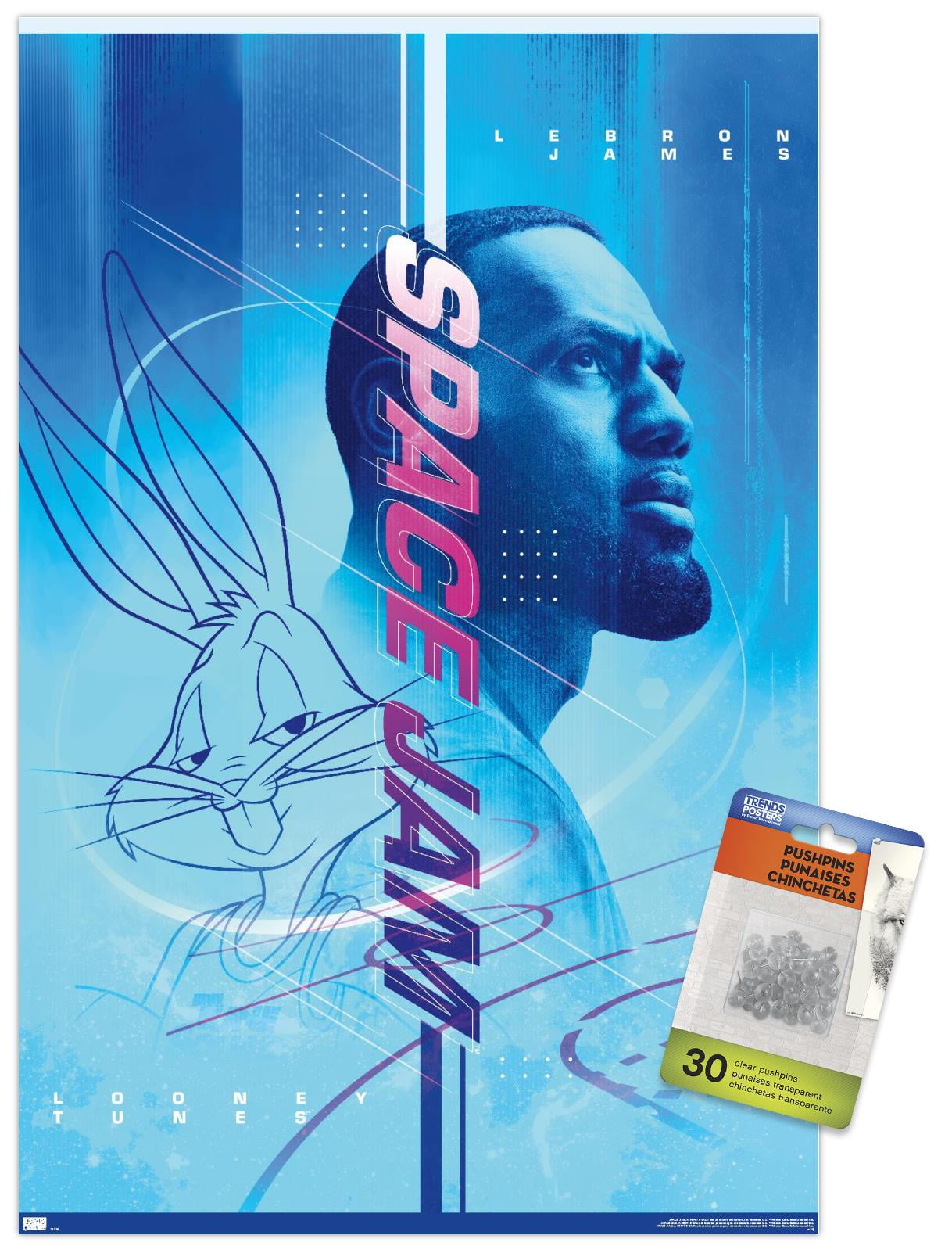 Space Jam: A New Legacy - Teaser Wall Poster with Pushpins, 14.725" x ...