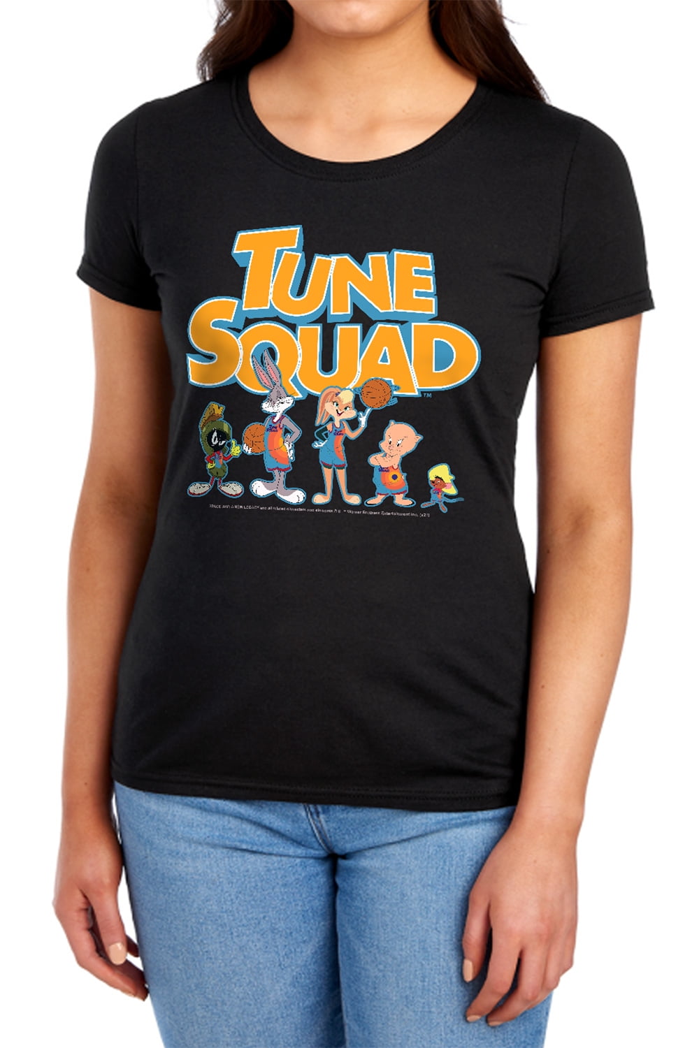 Space Jam: A New Legacy Tune Squad Letters Women's T Shirt, Tune Squad ...