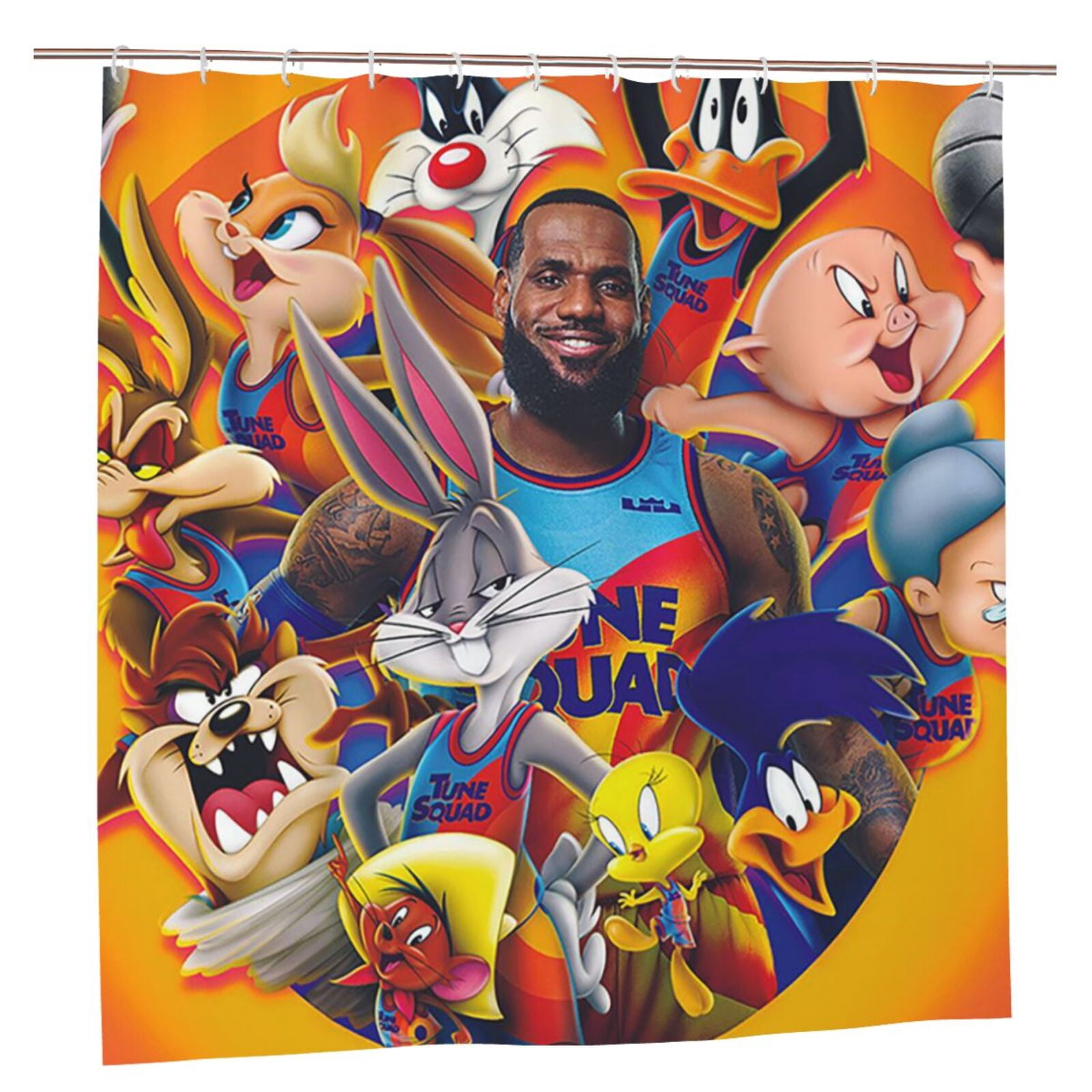 Space Jam A New Legacy Waterproof Shower Curtains Bathroom Hotel ...