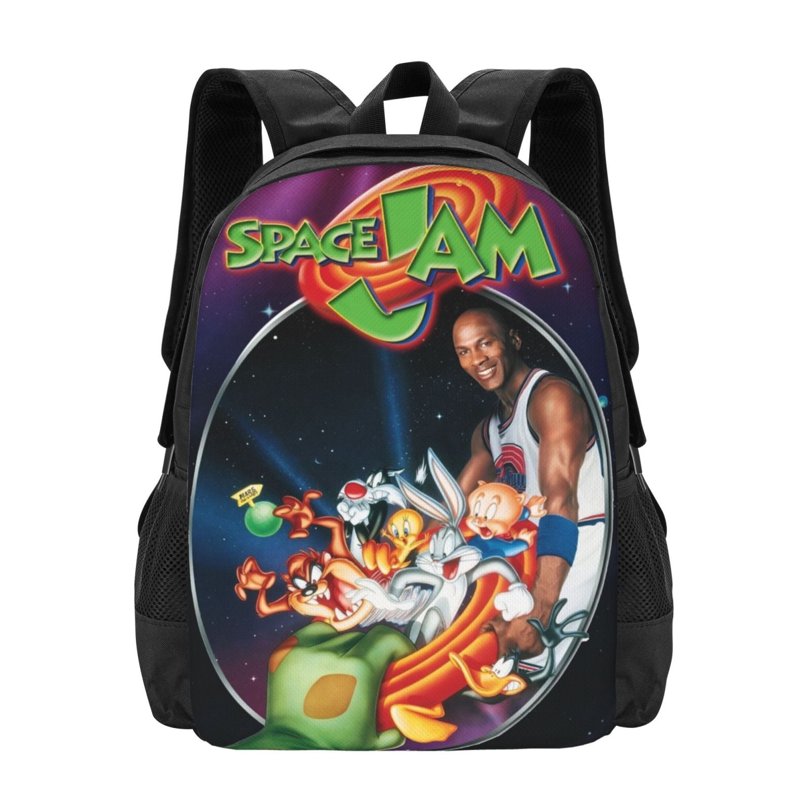 Space Jam Backpacks Bookbag Casual Daypack Backpacks for Travel Camping ...
