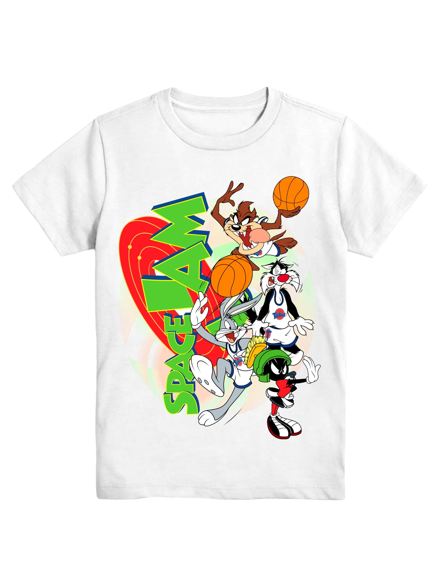 Space Jam, Boys' & Big Boys' Graphic T-Shirt, Sizes 4-18 - Walmart.com