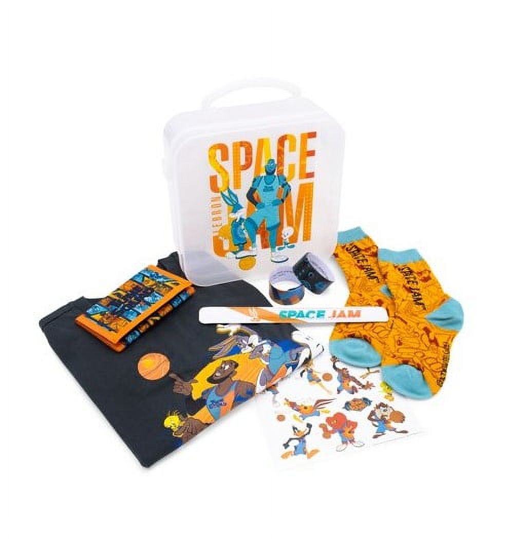 Space Jam Boys Gift Box with Graphic T-Shirt, 6-Piece Set, Sizes 4-18 ...