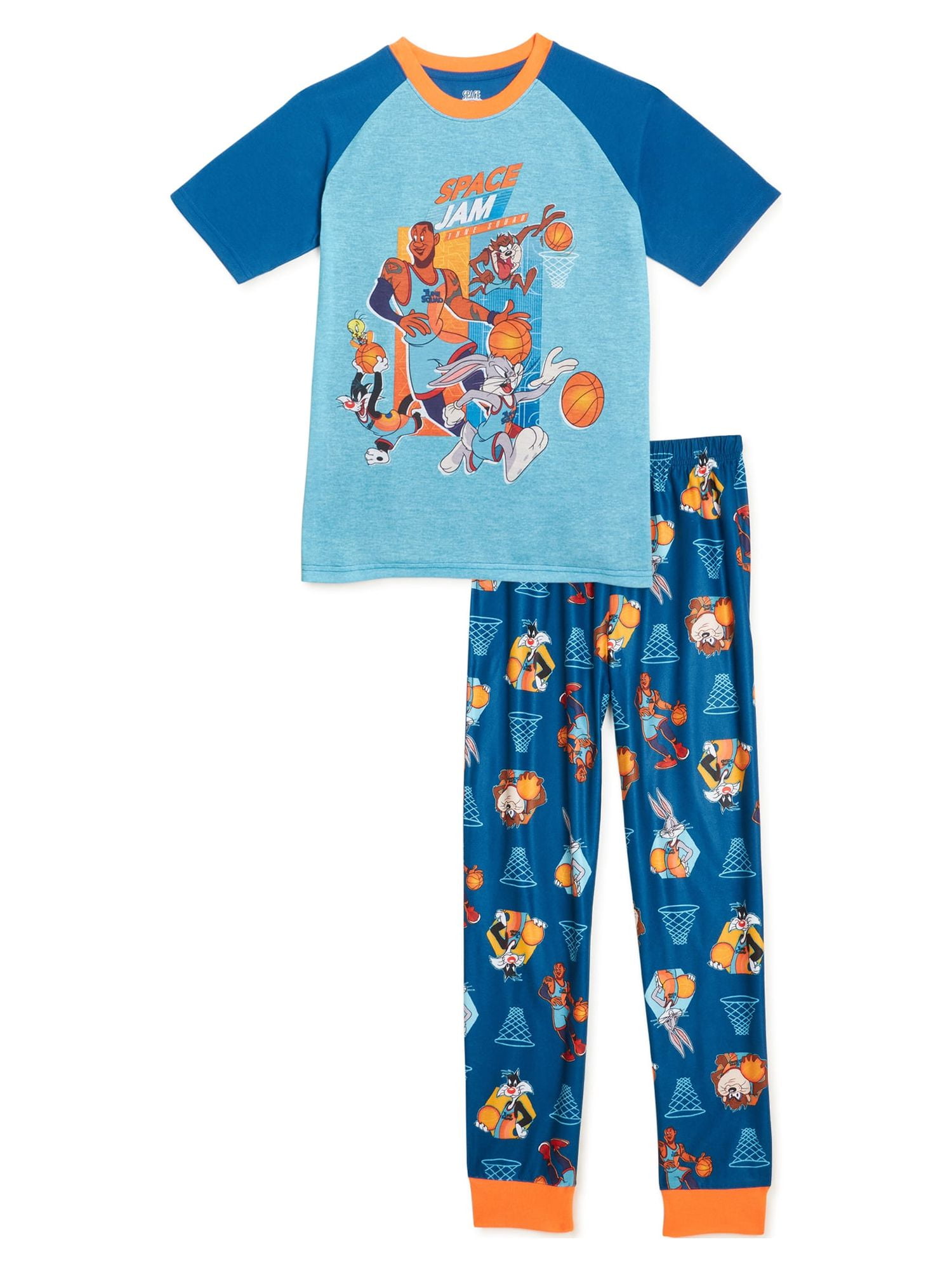Space Jam Boys Short Sleeve Pajamas Set, 2-Pieces, Sizes 4-12 - Walmart.com