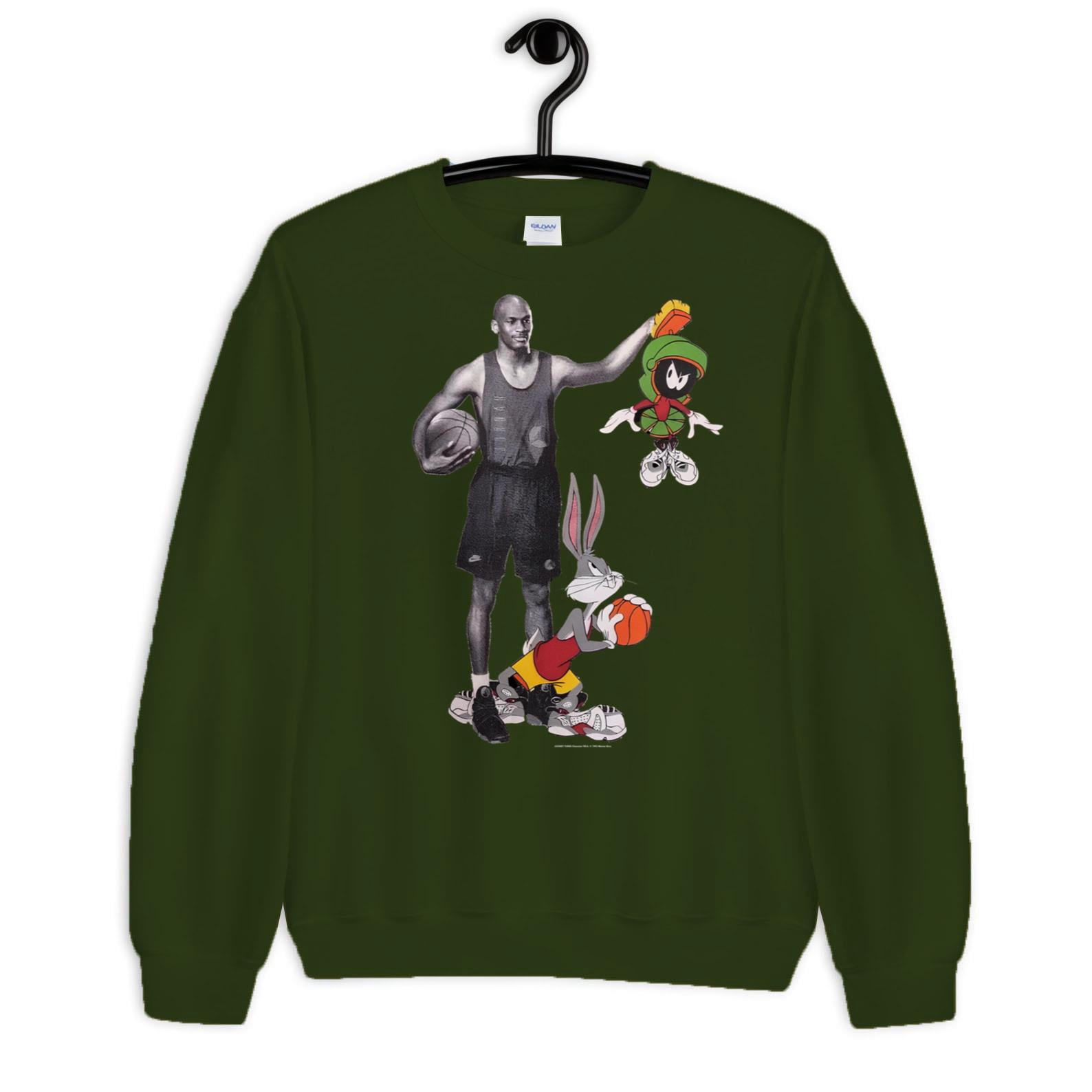 Space Jam Inspired Cartoon Characters & Bunny Animated T-Shirt-TH4242 ...