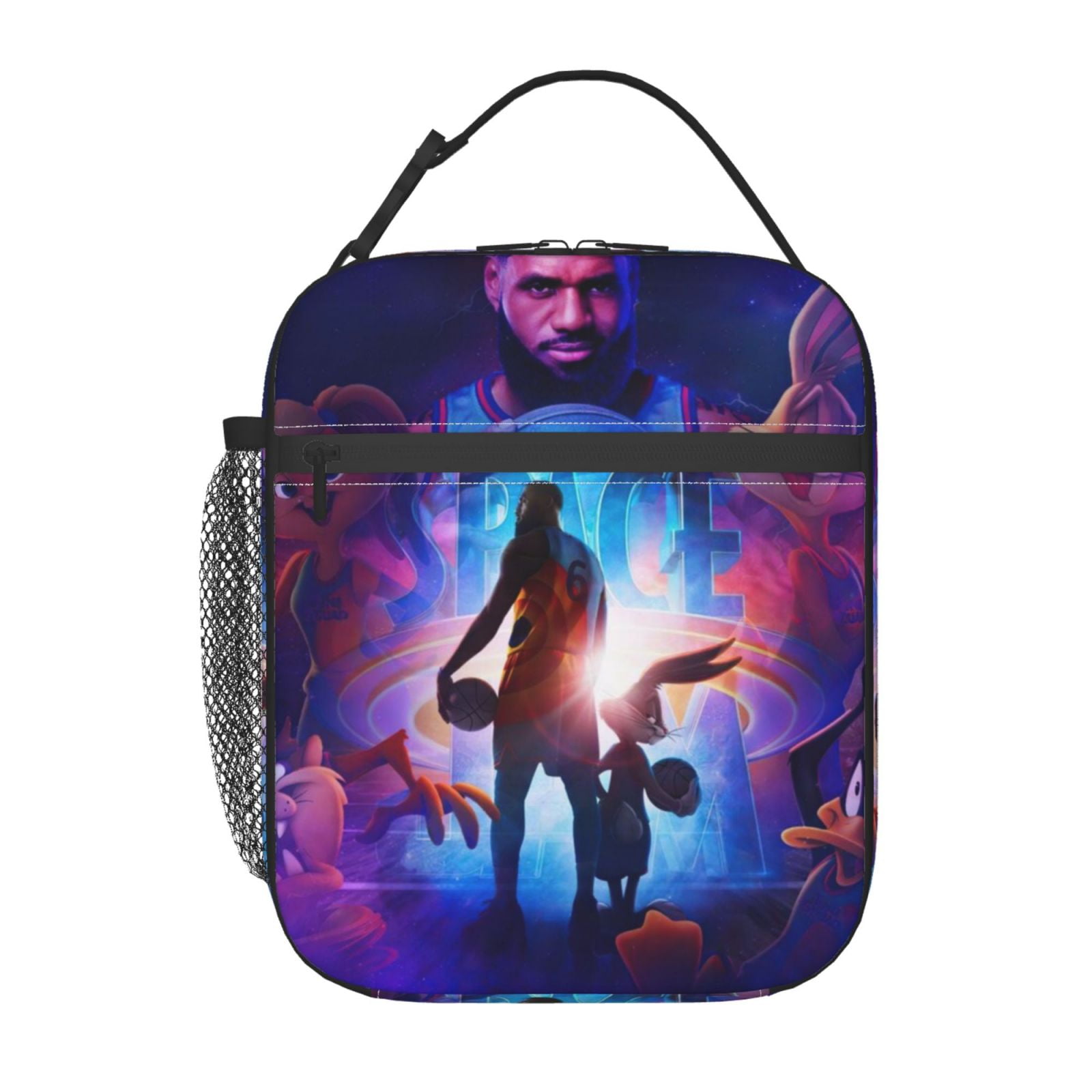 Space Jam Lunch Bag, Insulated Lunch Box Large Capacity Reusable ...