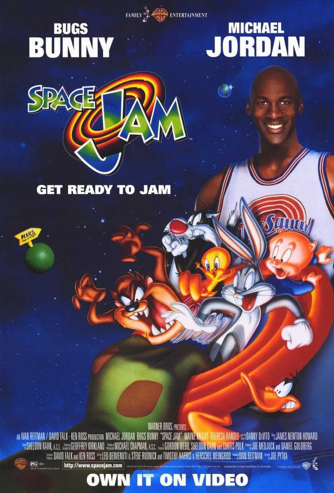 Space Jam Movie POSTER 11" x 17" Style A - Walmart.com