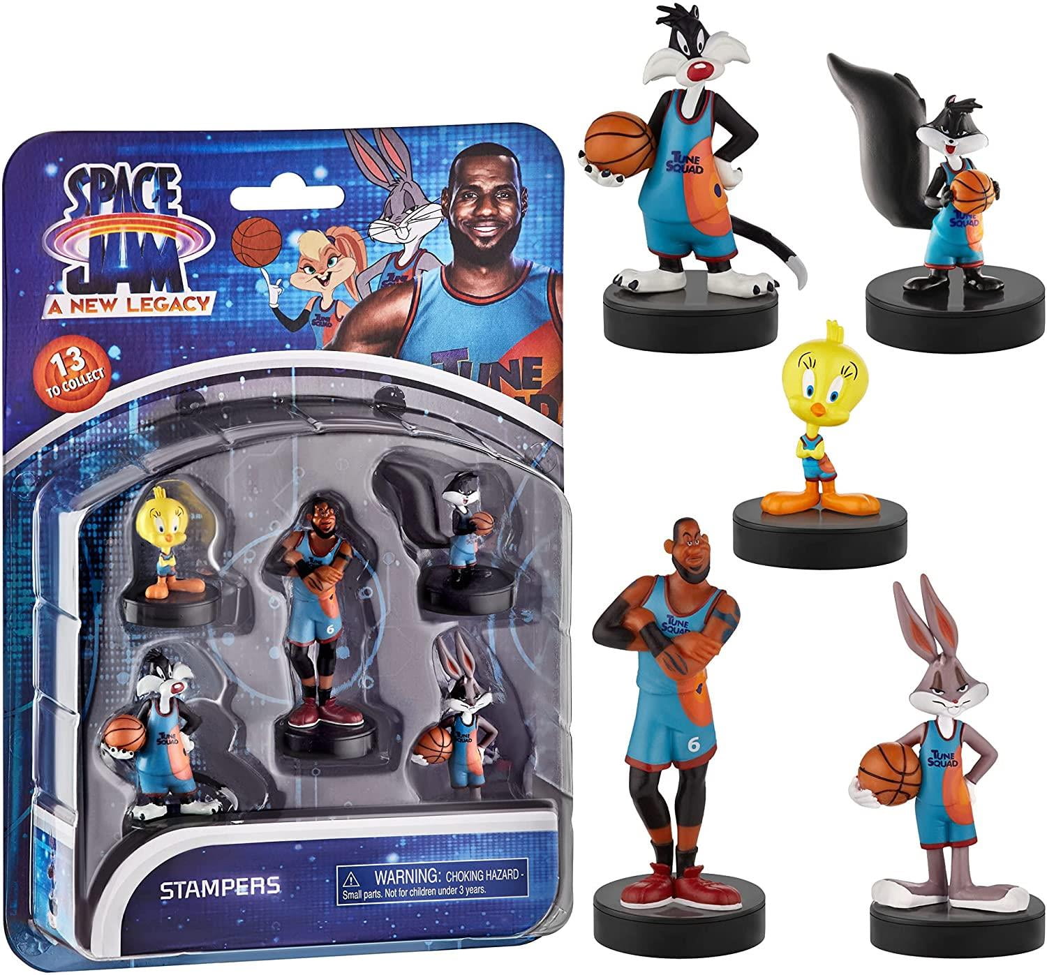 Space Jam New Legacy Kids 5pk Stamps Looney Tunes LeBron Party Supplies ...