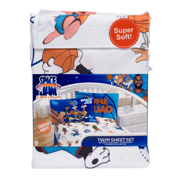 Space Jam New Legacy Twin Sheet Set 3 Piece Polyester - Walmart.com