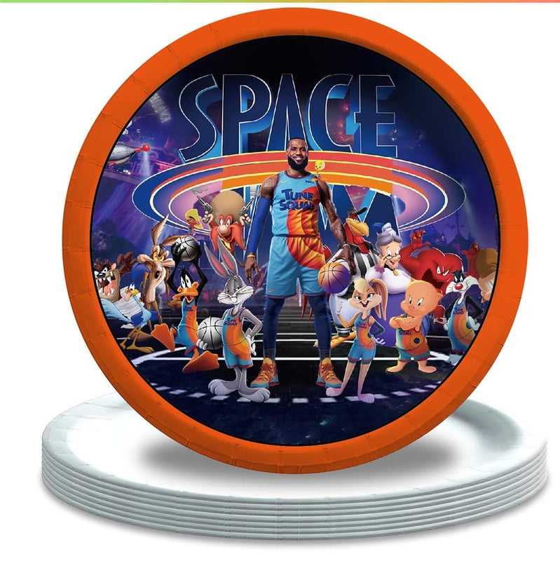 Space Jam Party Supplies Tableware Plates Disposable Dinnerware ...