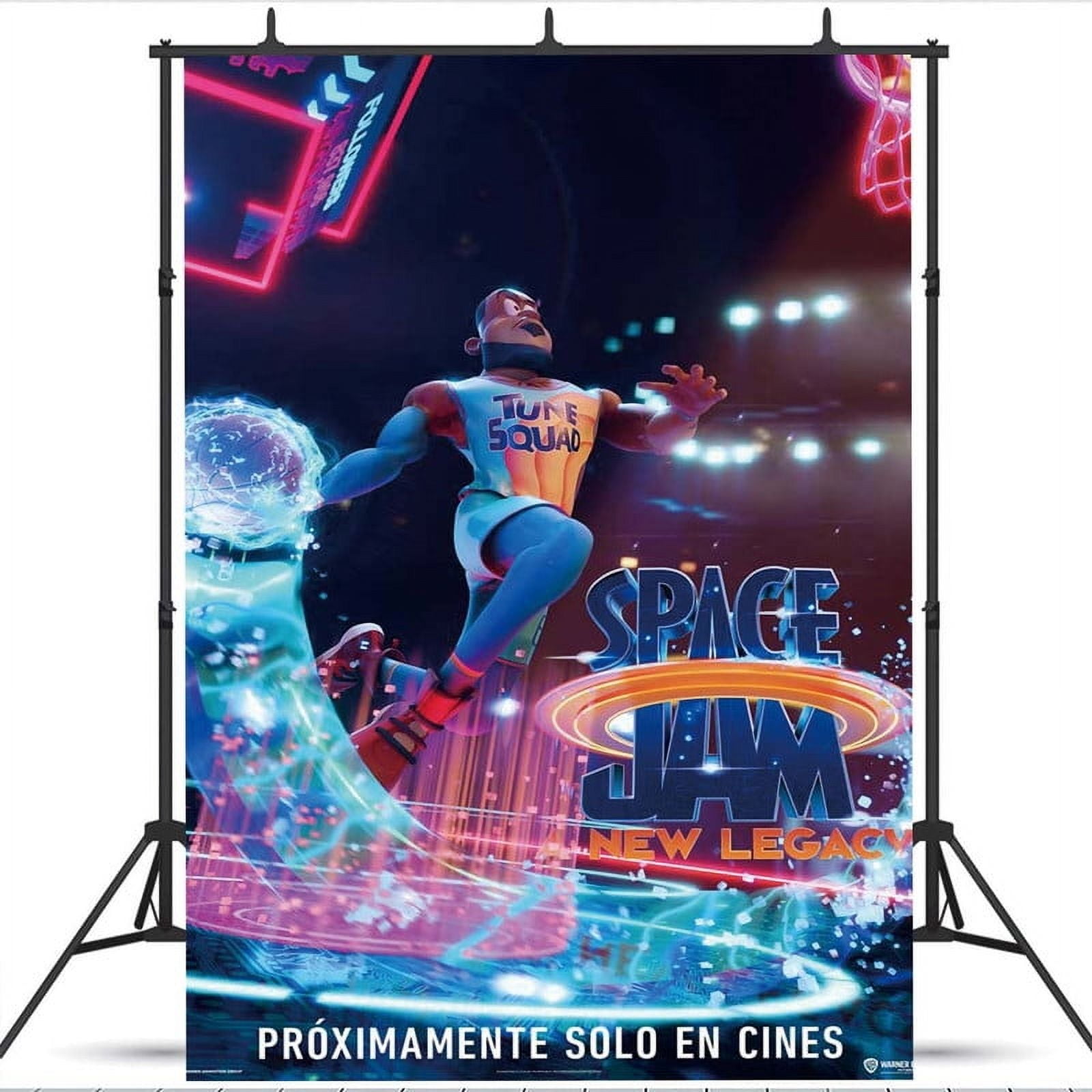 Space Jam Poster Backdrop Banner Party Supplies Birthday Decorations ...