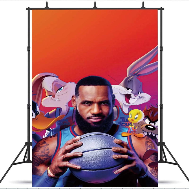 Space Jam Poster Wall Decor Birthday Banner Backdrop Background Party ...