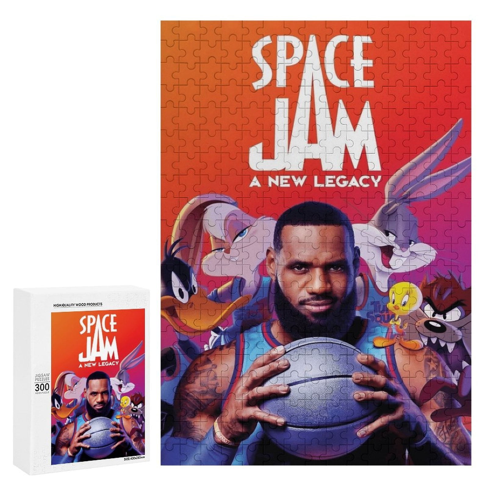 Space Jam Puzzle For Adults & Kids - 300 PCS Jigsaw Puzzle - Walmart.com