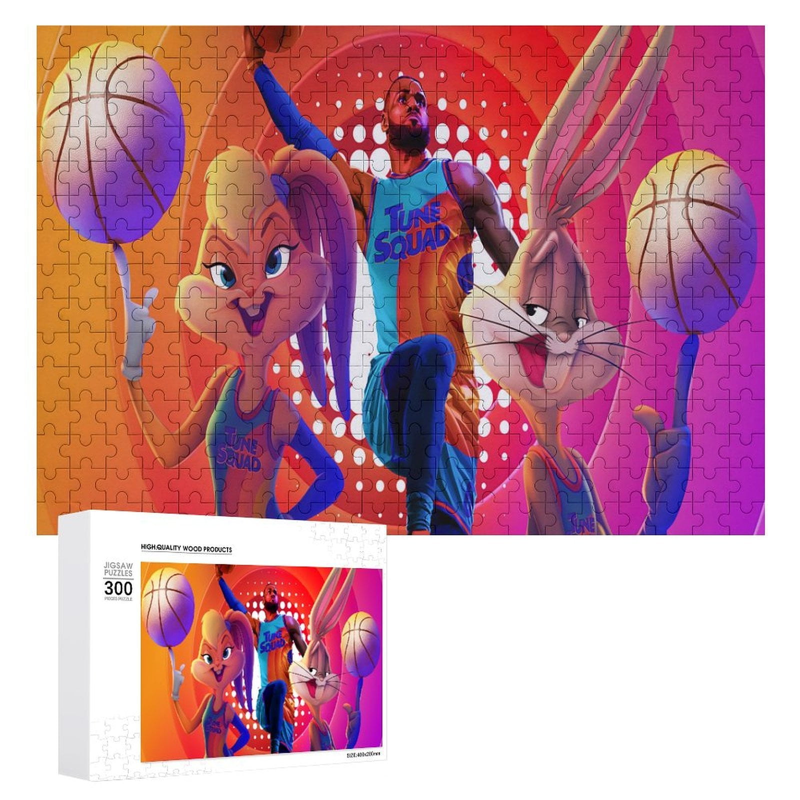 Space Jam Puzzle For Adults & Kids - 300 PCS Jigsaw Puzzle - Walmart.com