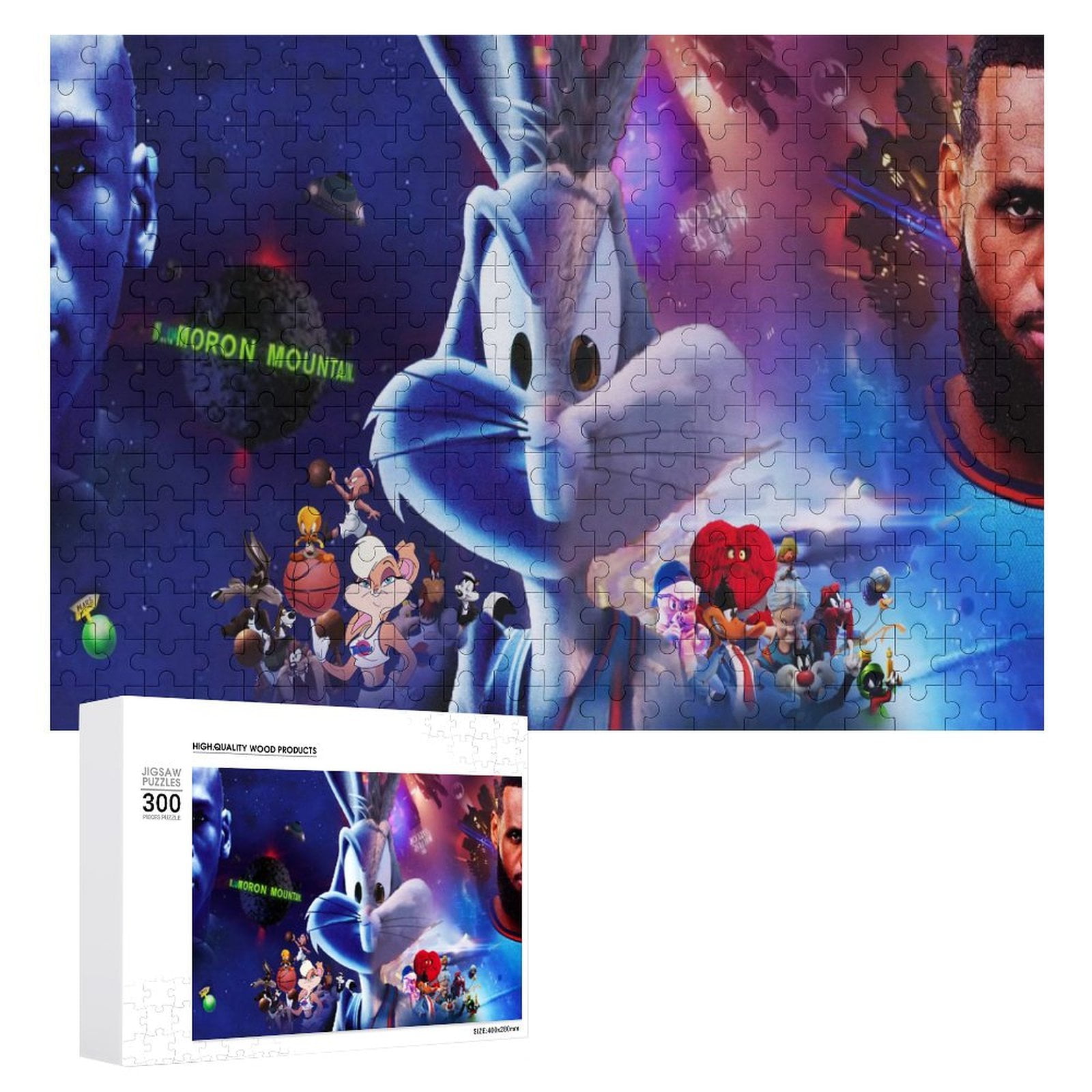 Space Jam Puzzle For Adults & Kids - 300 PCS Jigsaw Puzzle - Walmart.com