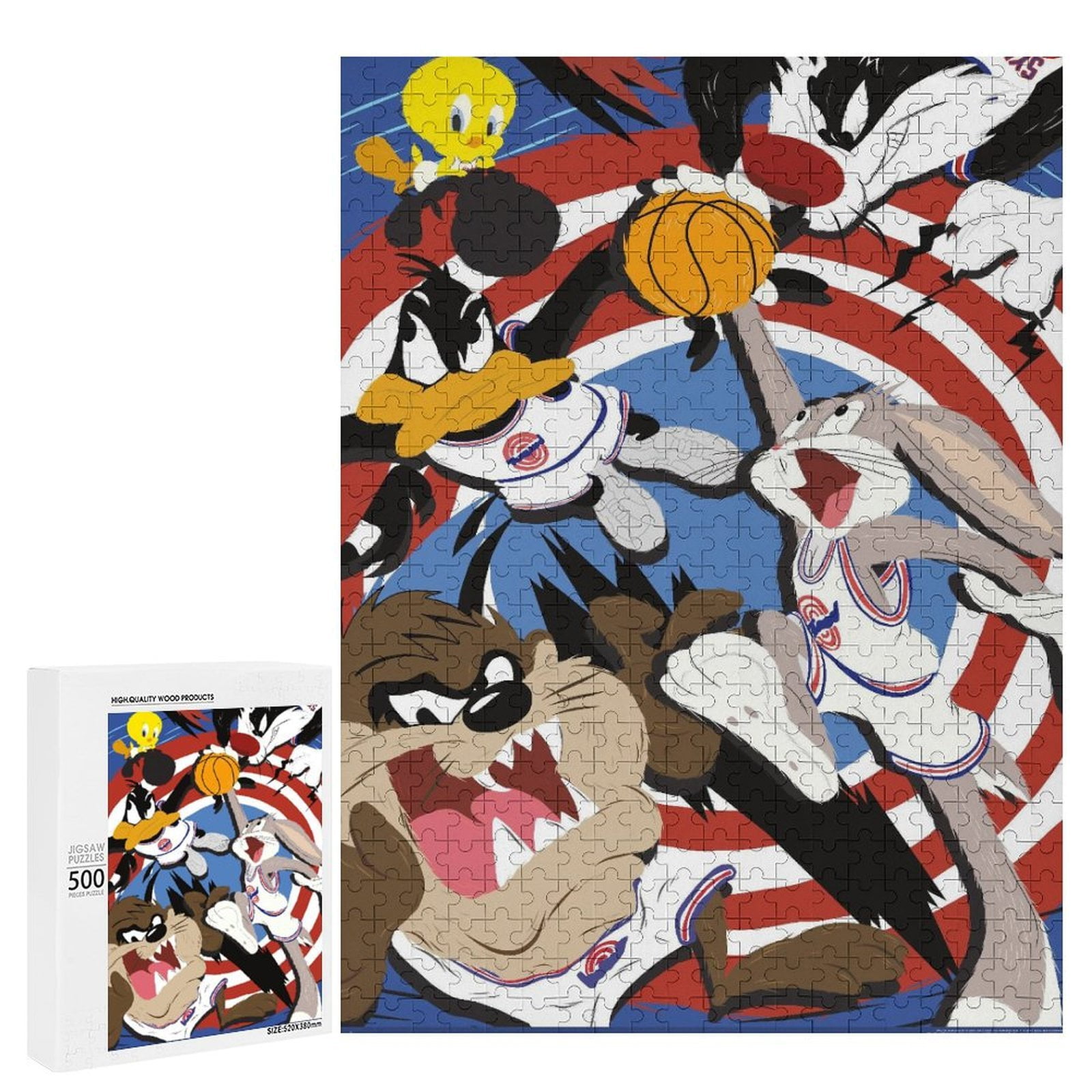 Space Jam Puzzle For Adults & Kids - 500 PCS Jigsaw Puzzle - Walmart.com