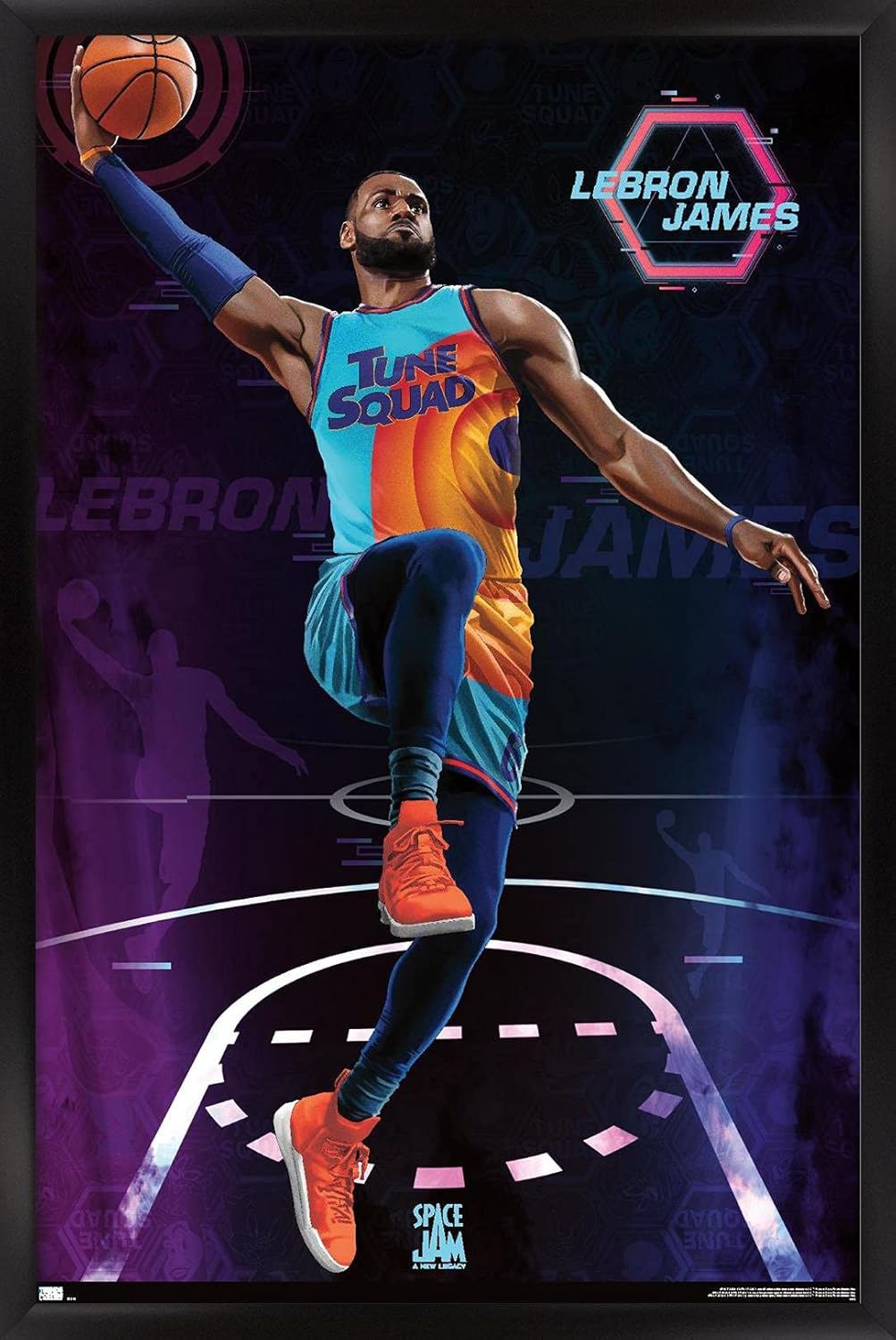 Space Jam: a New Legacy - LeBron James Wall Poster, 14.725" X 22.375 ...