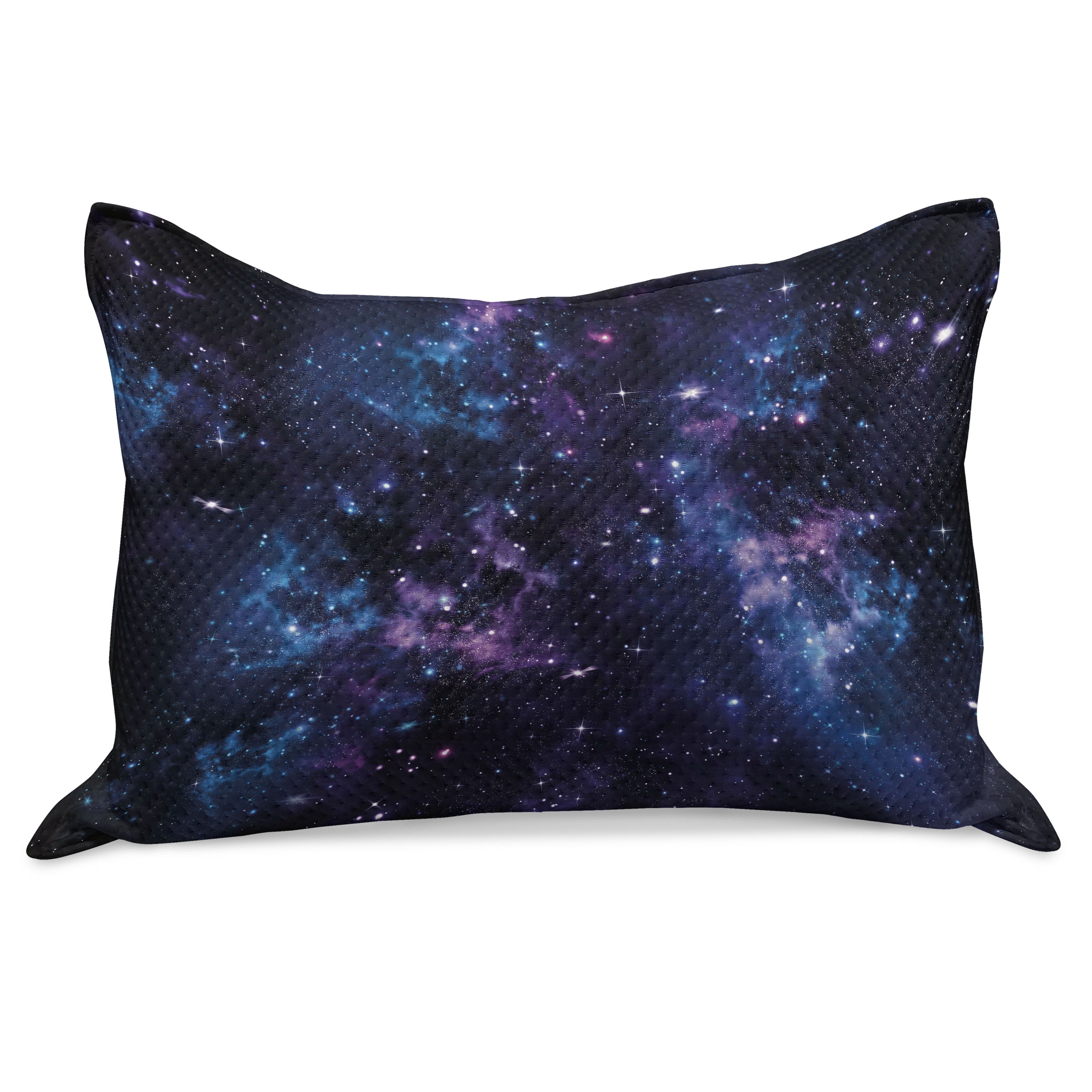 Space Knitted Quilt Pillowcover, Sky Star Clusters Cosmos Nebula ...