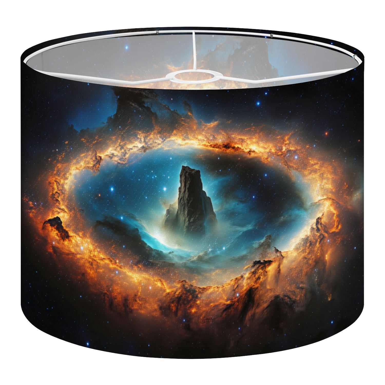 Space Linen Drum Lampshades Space Galaxy Nebula Outer Space ...