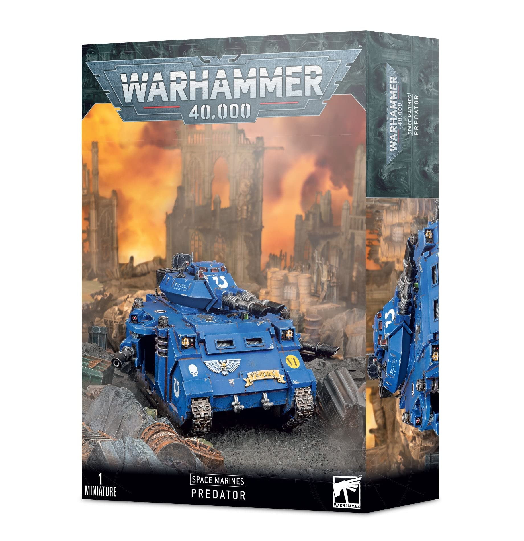 Games Workshop GW4823 Warhammer 40K: Space Marines: Predator Destructor ...