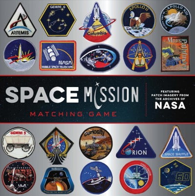 Pre-Owned Space Mission Matching Game : Featuring patch imagery from ...