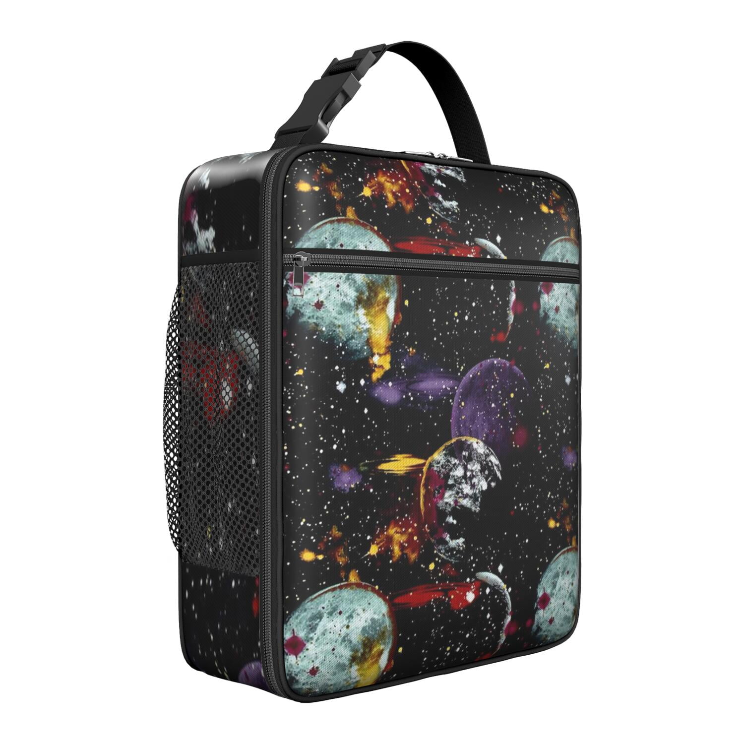 Space and Moon Theme Bento Bag – Starry Night Galaxy Insulated Lunch ...