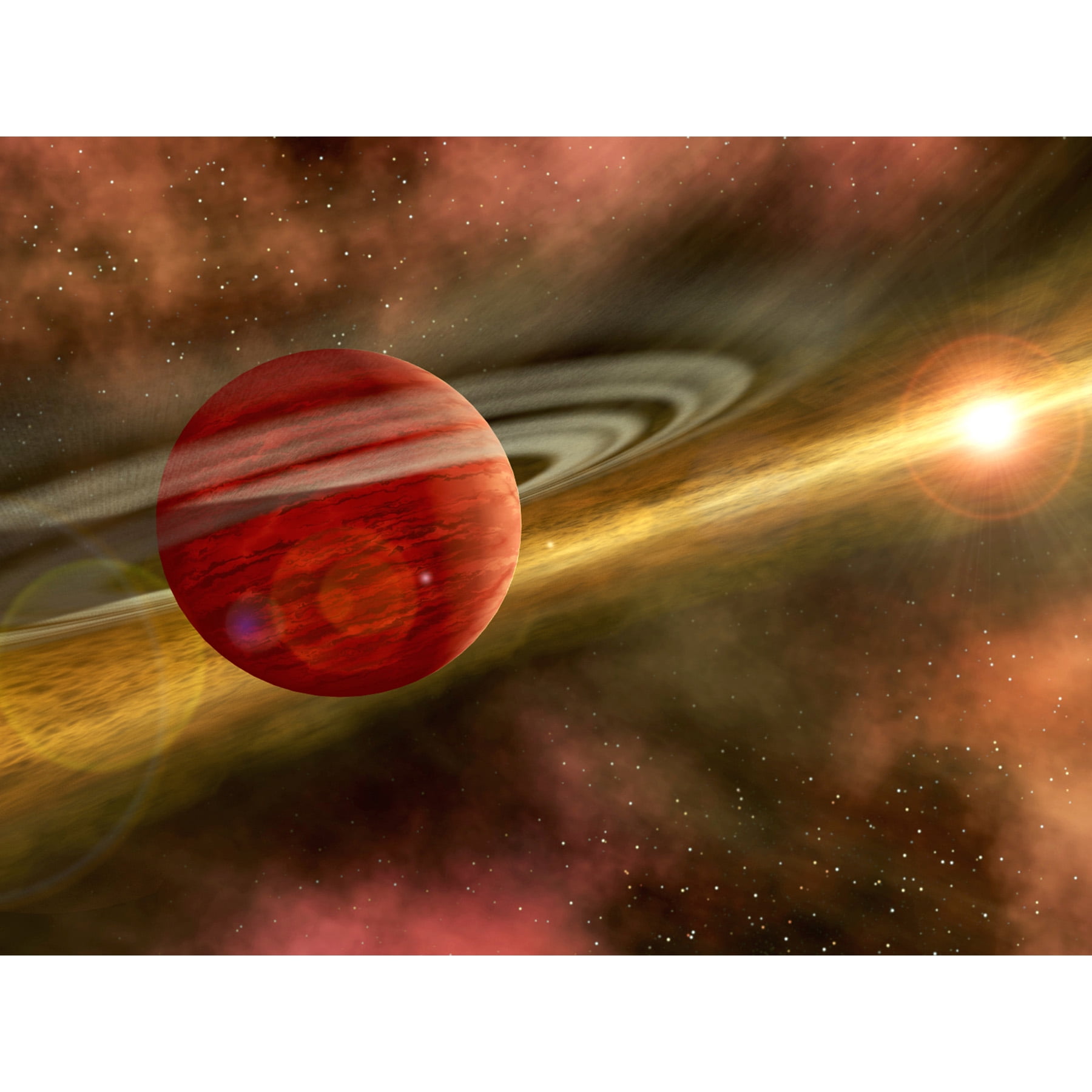 Space NASA Birth Planet Discs Star Orbit Illustration Extra Large XL ...